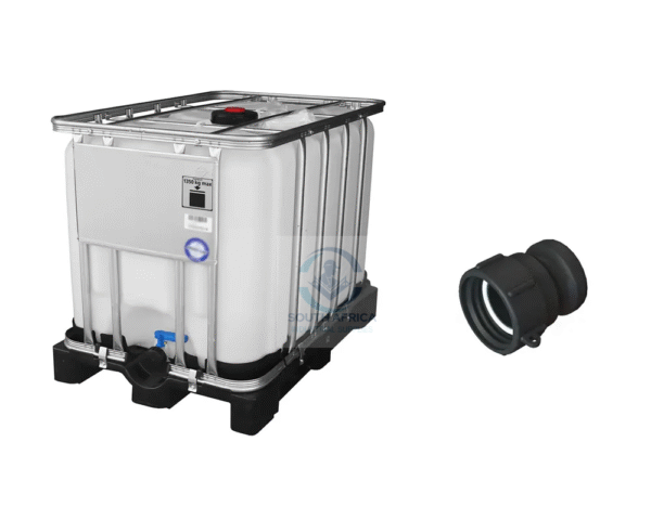 Food Grade 600L IBC Tank on Plastic Pallet – UN Approved Liquid Storage